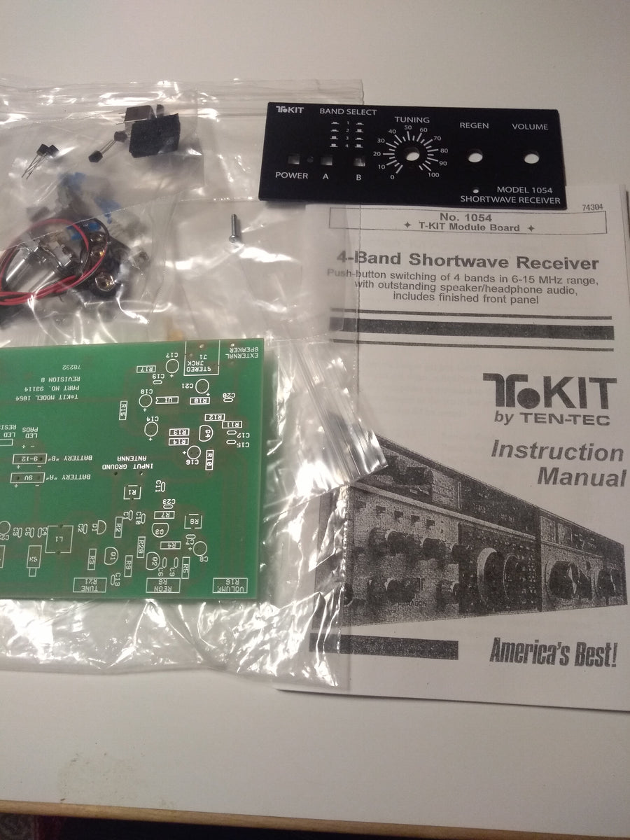 Ten-Tec Regenerative Receiver Kit with a Speaker and Earphone Audio, T ...